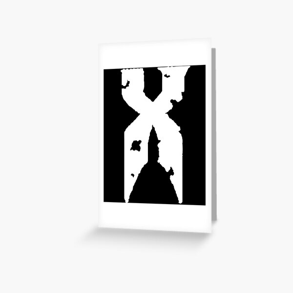 "DMX X Logo" Greeting Card for Sale by WarzoneStrtWear | Redbubble