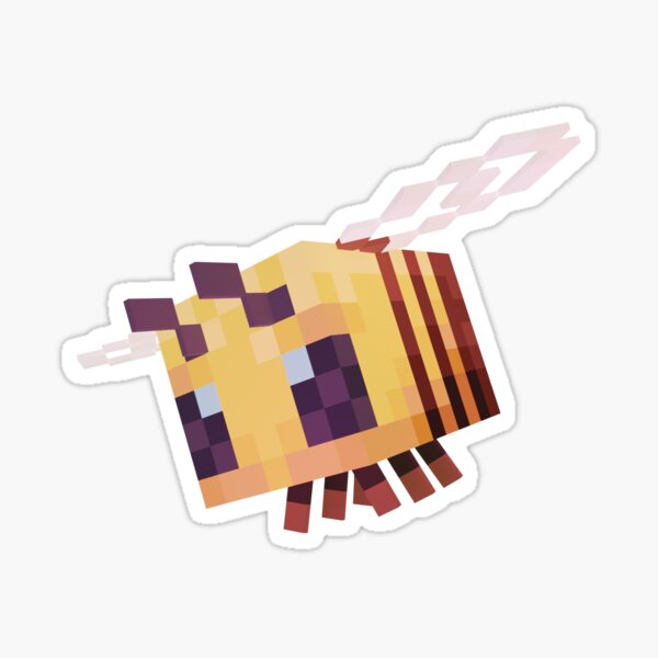 "minecraft bee" Sticker for Sale by TaciturnTam | Redbubble