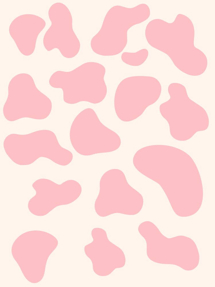 "Strawberry Milkshake Cow Print" Sticker for Sale by brighterideas ...