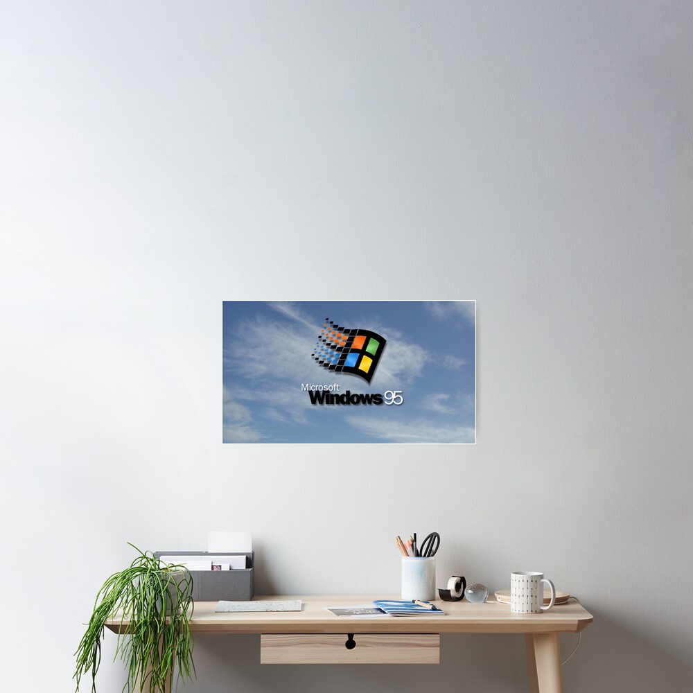"Windows 95" Poster for Sale by ReyGunn | Redbubble