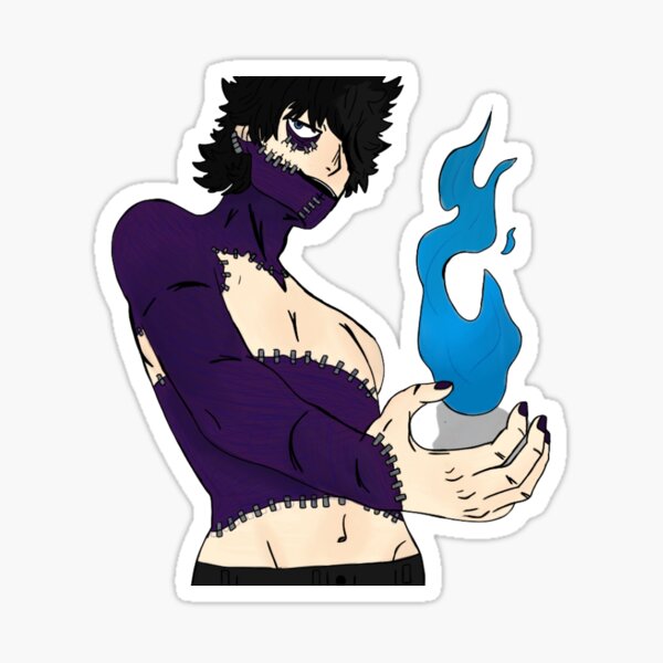 "Dabi " Sticker by Carrie-Cherry | Redbubble
