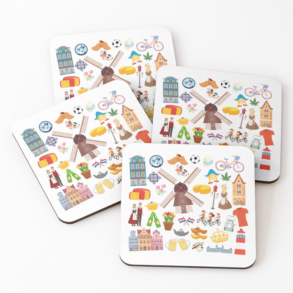 "Netherlands Travel Icons" Sticker for Sale by FancyPlanet | Redbubble