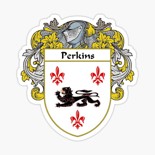Pegatina «Escudo de armas Perkins / Escudo de la familia Perkins» de ...