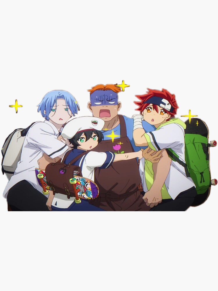 "sk8 the infinity characters" Sticker for Sale by thatsbonkers | Redbubble