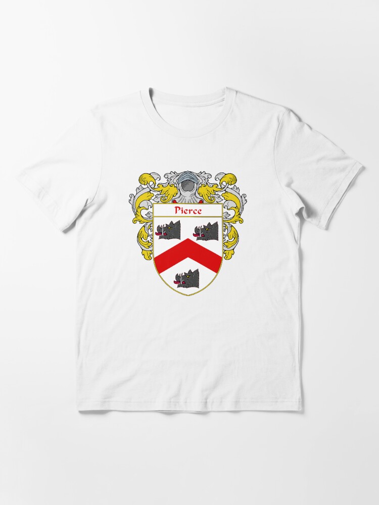 "Pierce Coat of Arms / Pierce Family Crest" T-shirt by IrishArms ...