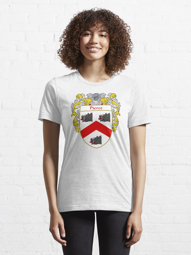 "Pierce Coat of Arms / Pierce Family Crest" T-shirt by IrishArms ...