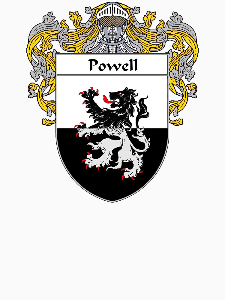 "Powell Coat of Arms / Powell Family Crest" T-shirt for Sale by ...
