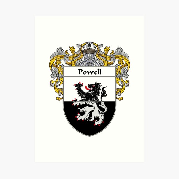 "Powell Coat of Arms / Powell Family Crest" Art Print by IrishArms ...