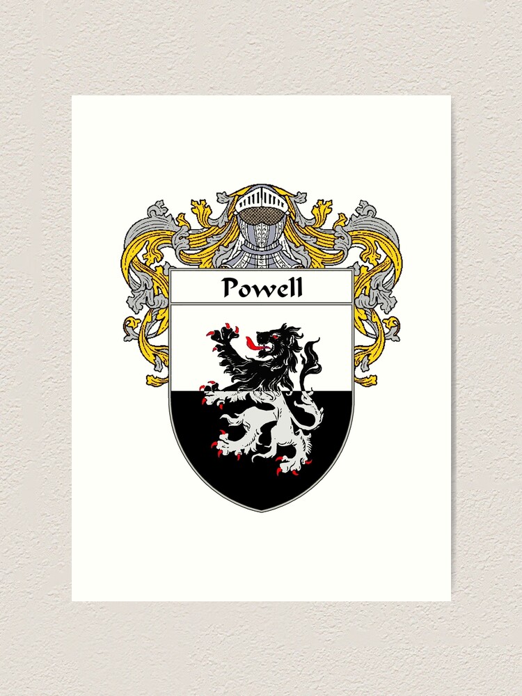 "Powell Coat of Arms / Powell Family Crest" Art Print by IrishArms ...