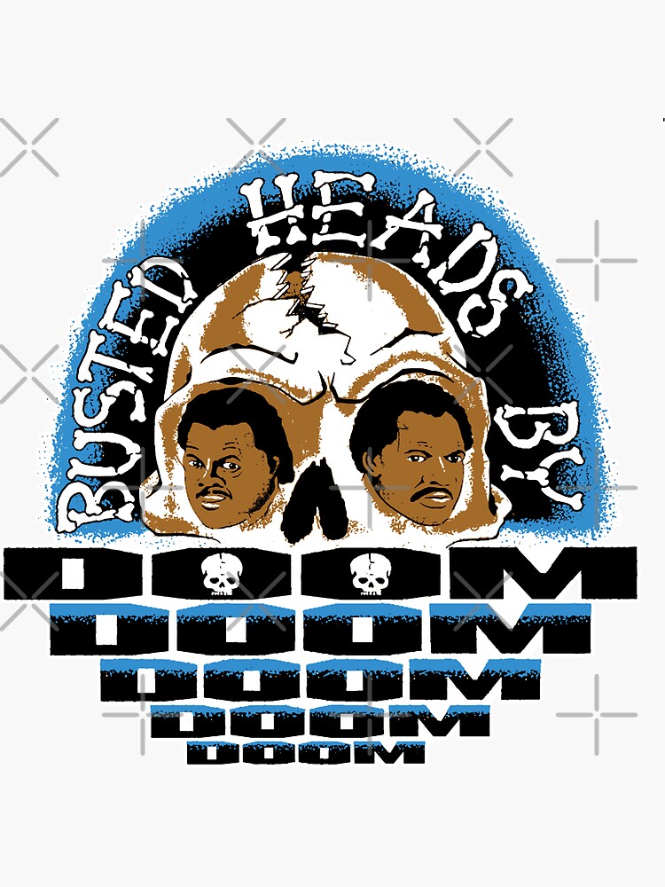 "Doom - Busted Heads By Doom - Butch Reed - Ron Simmons - WCW" Sticker ...