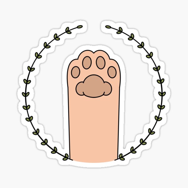 "Toe Beans" Sticker by JacketDoodles | Redbubble