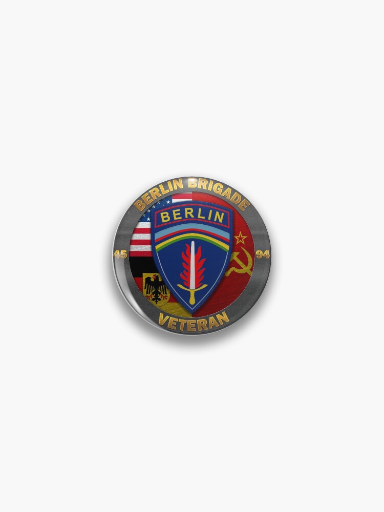 "Berlin Brigade Veteran" Pin for Sale by Osprey34 | Redbubble