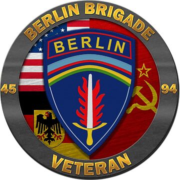 "Berlin Brigade Veteran" Pin for Sale by Osprey34 | Redbubble