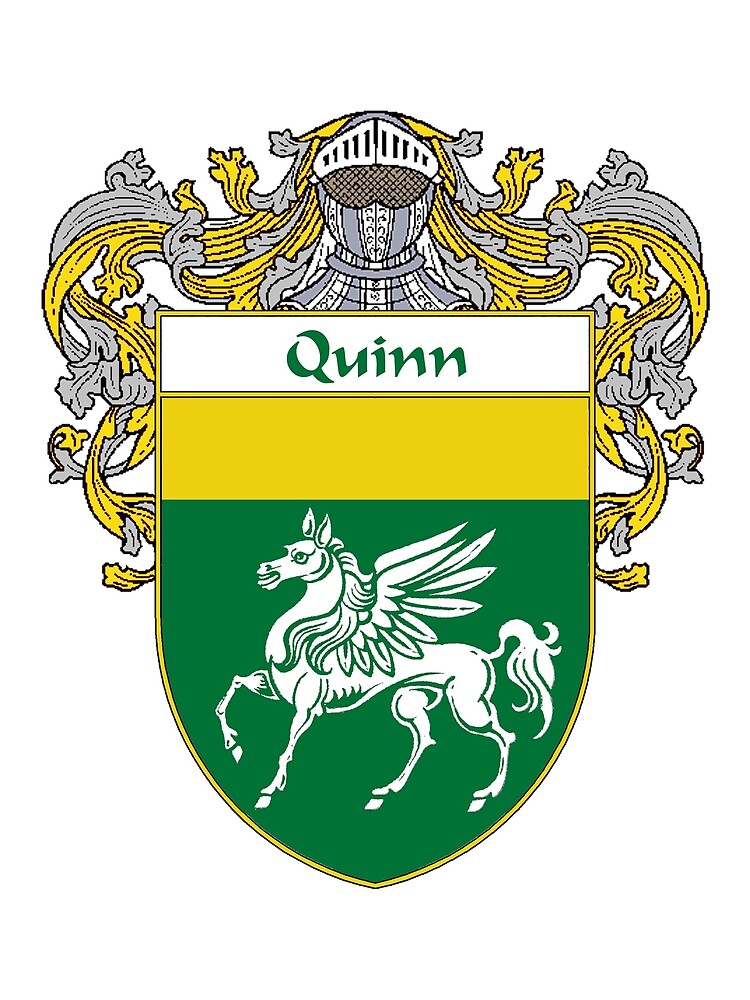 "Quinn Coat of Arms / Quinn Family Crest" Photographic Print for Sale ...