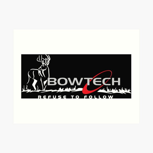 "BOWTECH ARCHERY LOGO HUNTING BOW CROSSBOW" Art Print for Sale by ...