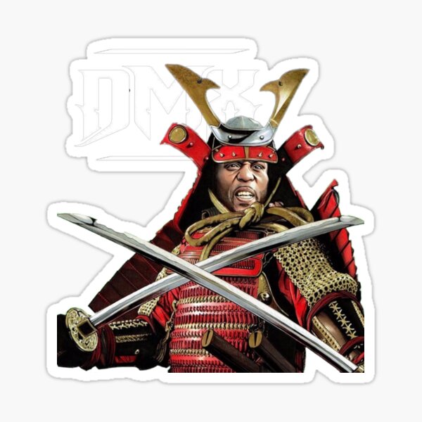 "Samurai DMX" Sticker by liatdesign | Redbubble