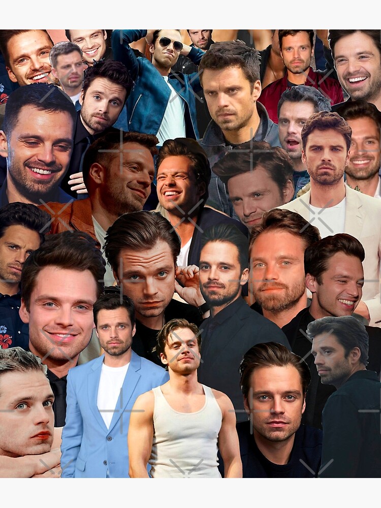 "Sebastian Stan Photo Collage 2" Poster for Sale by Jess-16 | Redbubble