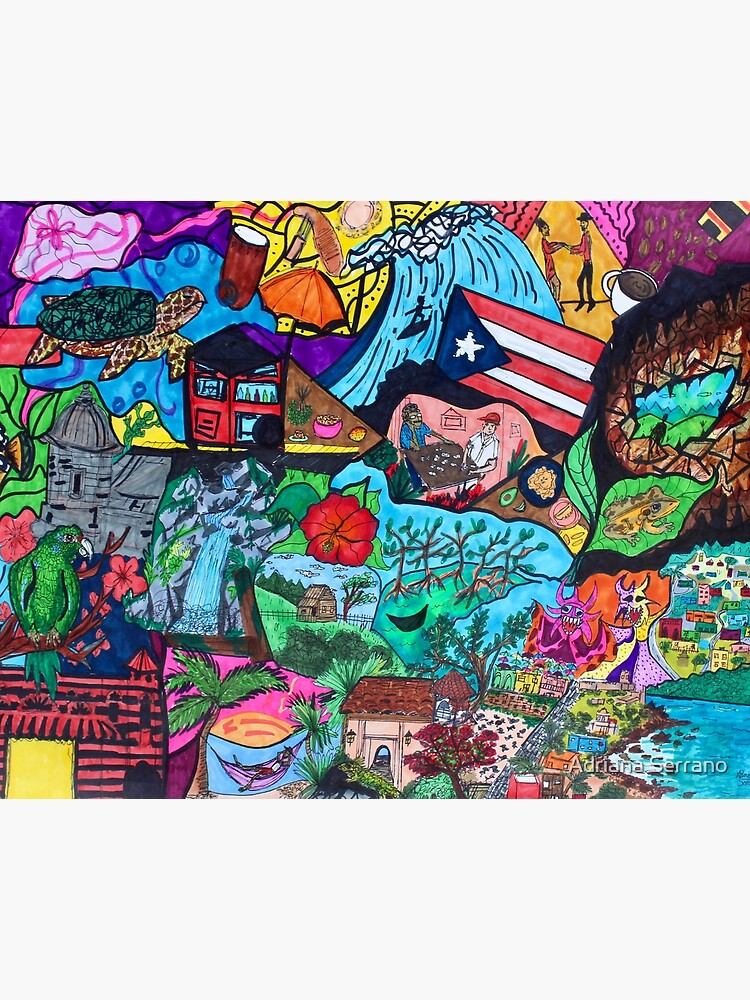 "Puerto Rico Collage" Poster for Sale by Adriana1165 | Redbubble