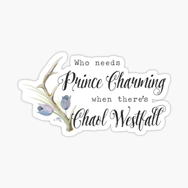 "ToG Chaol Westfall" Sticker by xPaperhearted | Redbubble