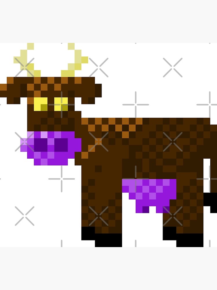 "Cow Sprite" Poster for Sale by TheRulerofEarth | Redbubble