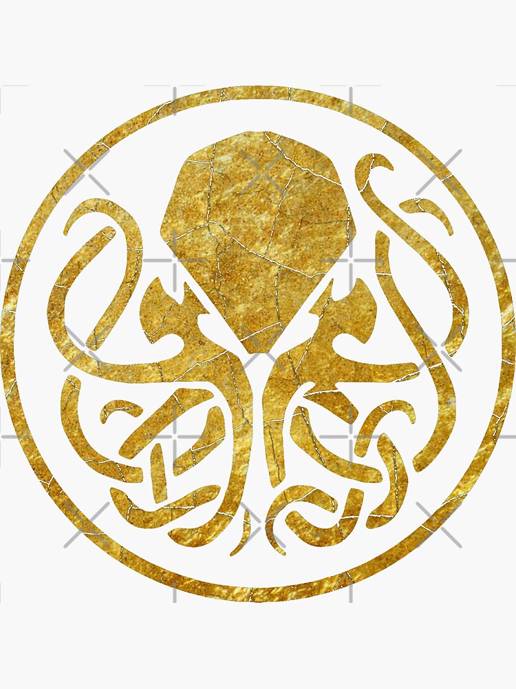"Cthulhu Symbol (5)" Sticker for Sale by DotorEaon | Redbubble
