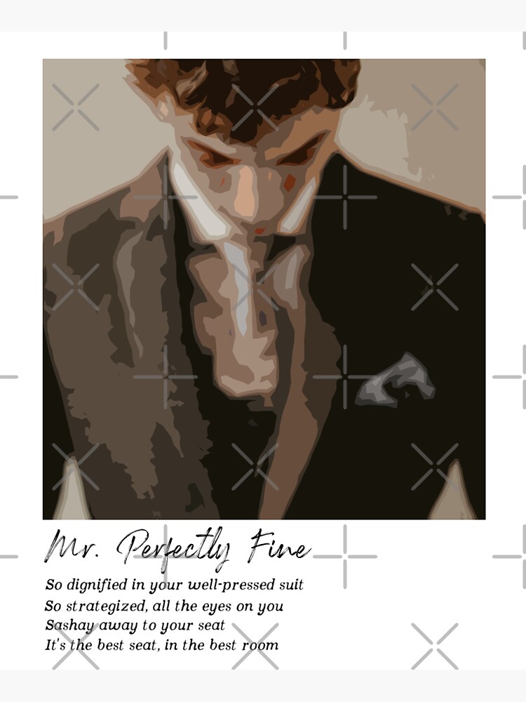 "Mr. Perfectly Fine - Taylor Swift" Sticker for Sale by nd-creates ...