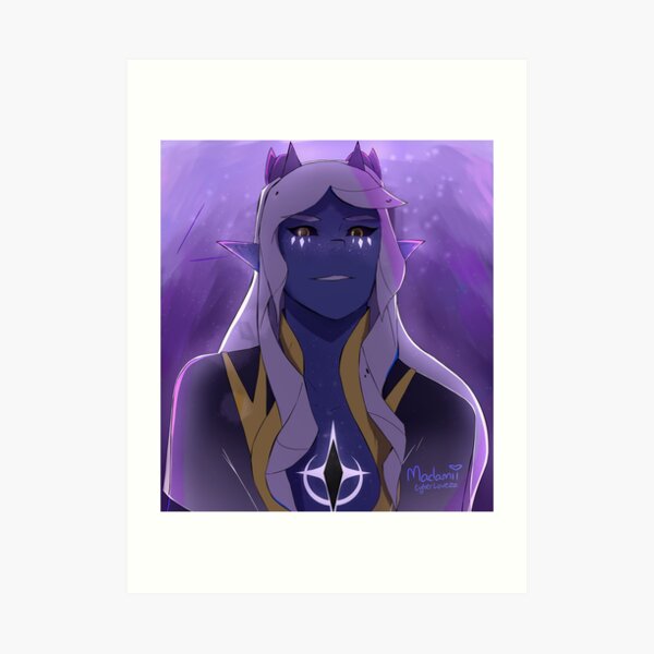 "Starry Elf Aaravos Poster - The Dragon Prince Poster" Art Print for ...