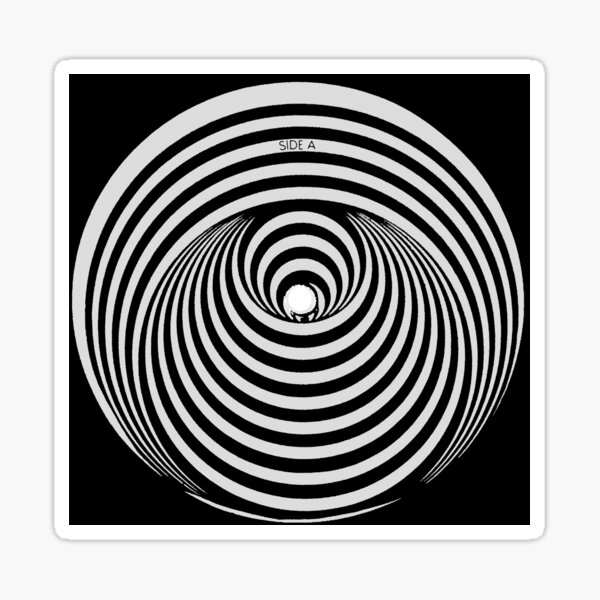 "Vertigo LP label Defunct" Sticker by empanadilla | Redbubble