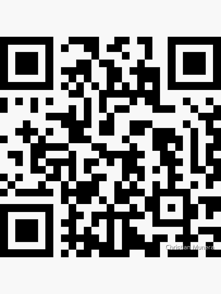 Pegatina «Funny Fu** u cat meme qr code» de PilotsFactory | Redbubble