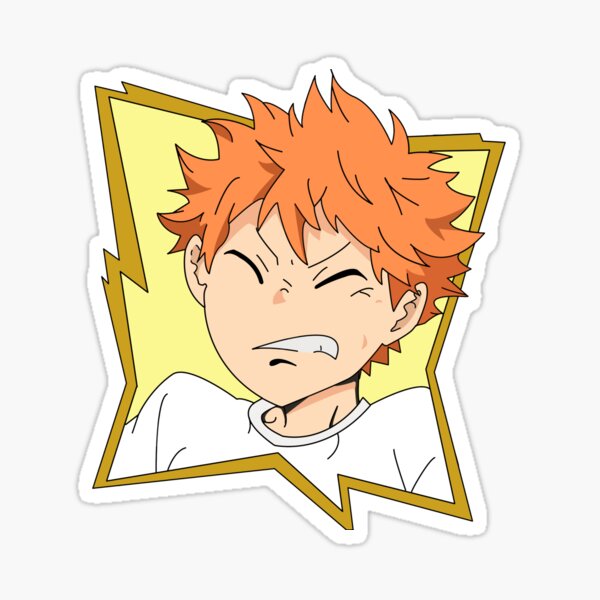 "Haikyuu Shoyo Hinata" Sticker by animebig | Redbubble