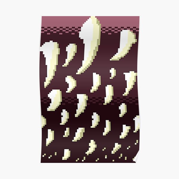 "Tooth Ceiling" Poster by TheRulerofEarth | Redbubble