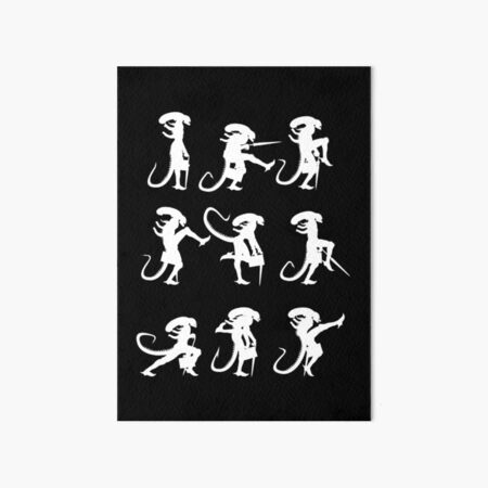 "Ministry of Alien Silly Walks (White Version)" Art Board Print by ...