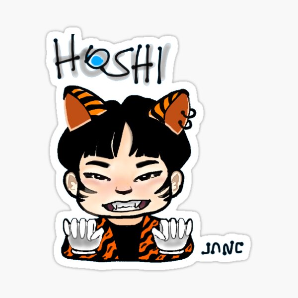 "HOSHI CHIBI STICKER" Sticker by janeportraits | Redbubble