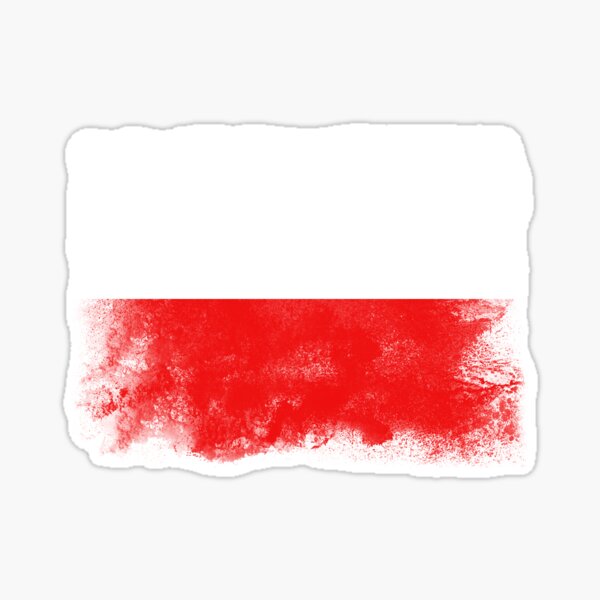 "Poland flag" Sticker by psychoshadow | Redbubble