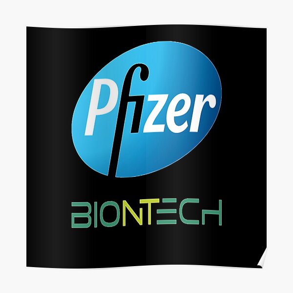 "Pfizer." Poster for Sale by InvaderRelax | Redbubble