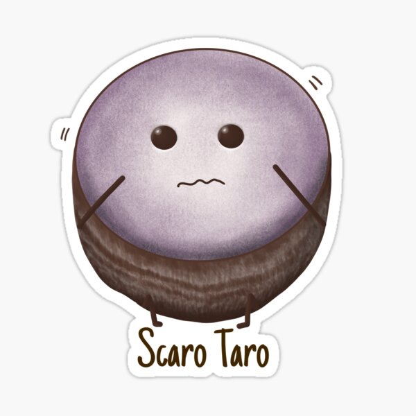 "Scaro Taro" Sticker for Sale by Alyssa-Trigg | Redbubble