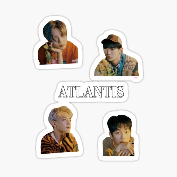 "SHINee Atlantis stickers pack " Sticker by itsbonnyhere | Redbubble