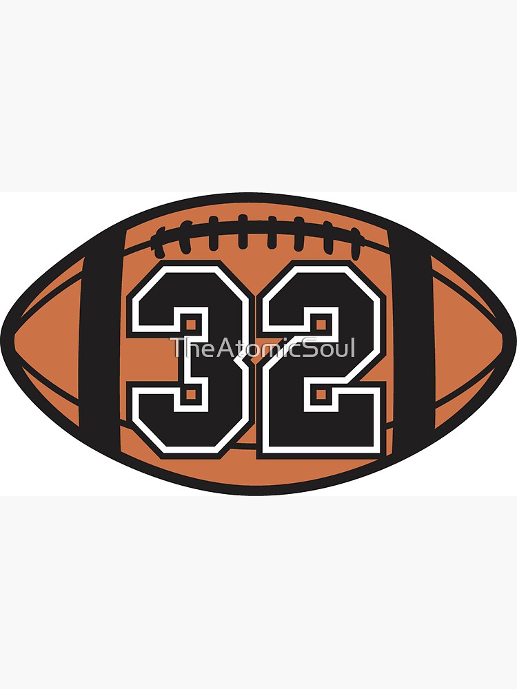 "Football 32" Poster for Sale by TheAtomicSoul | Redbubble