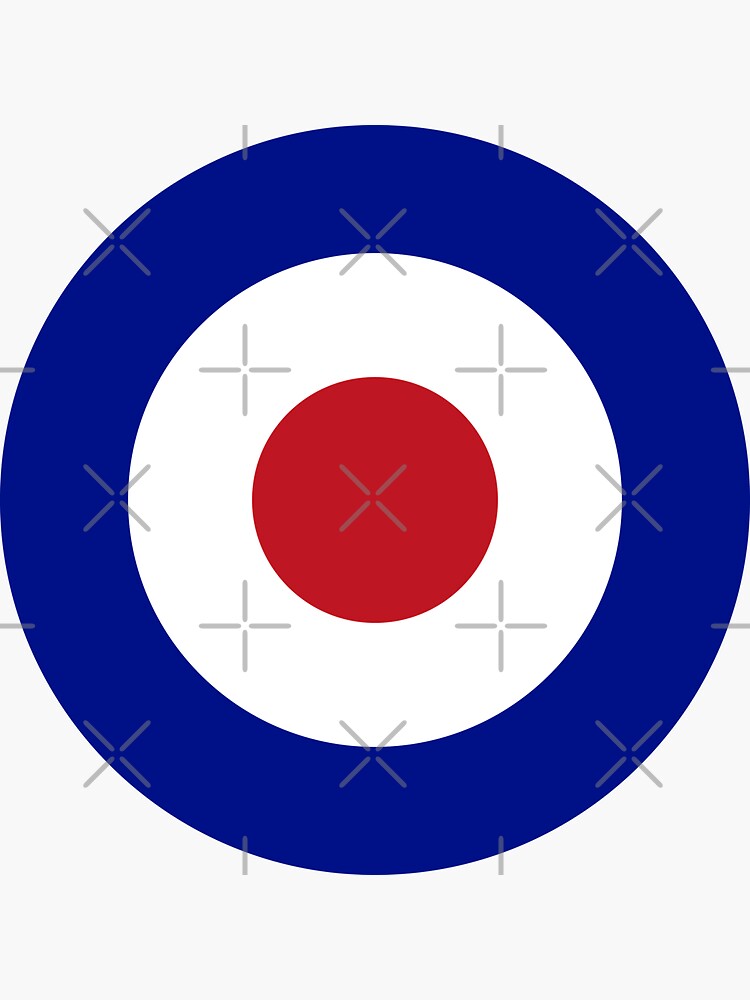 "RAF Roundel" Sticker by Yorkiedesign | Redbubble