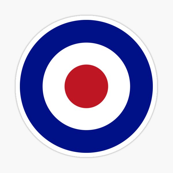 "RAF Roundel" Sticker by Yorkiedesign | Redbubble
