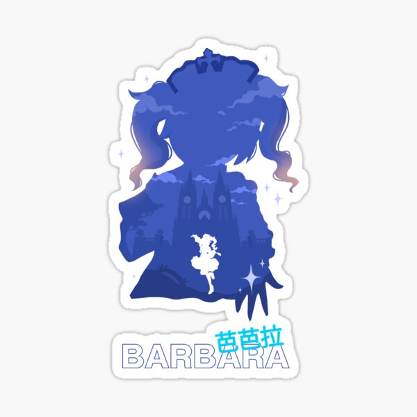 "Genshin Impact Barbara" Sticker for Sale by HekoRGB | Redbubble
