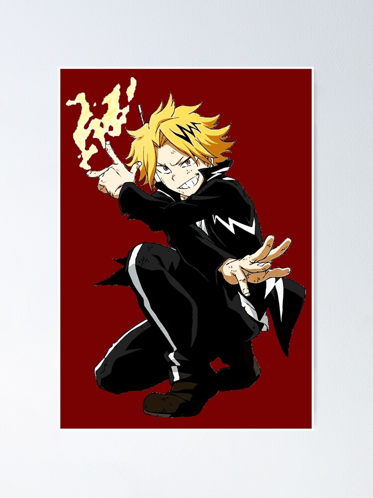 Poster « denki kaminari fanart », par sivadebra | Redbubble