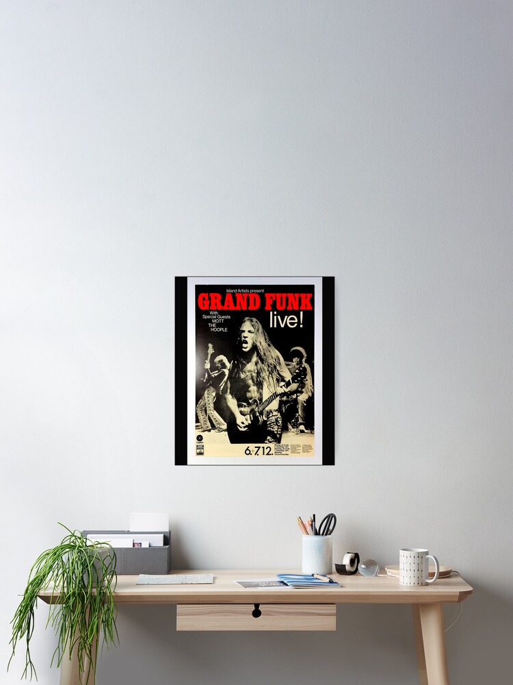 "Grand Funk - Concert Poster." Poster by Inmigrant | Redbubble