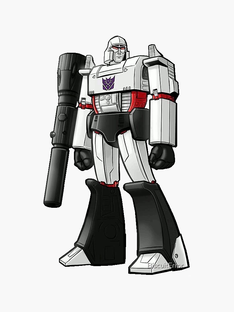 "Megatron" Sticker for Sale by BiscuitError | Redbubble