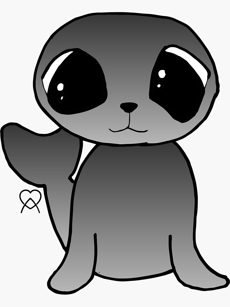 "Foca" Sticker by MatildeArt | Redbubble