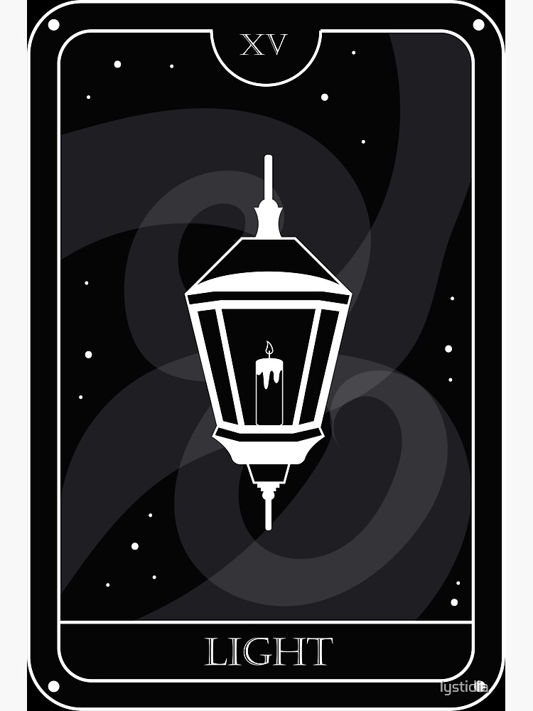 "light lantern tarot card" Poster for Sale by lystidia | Redbubble