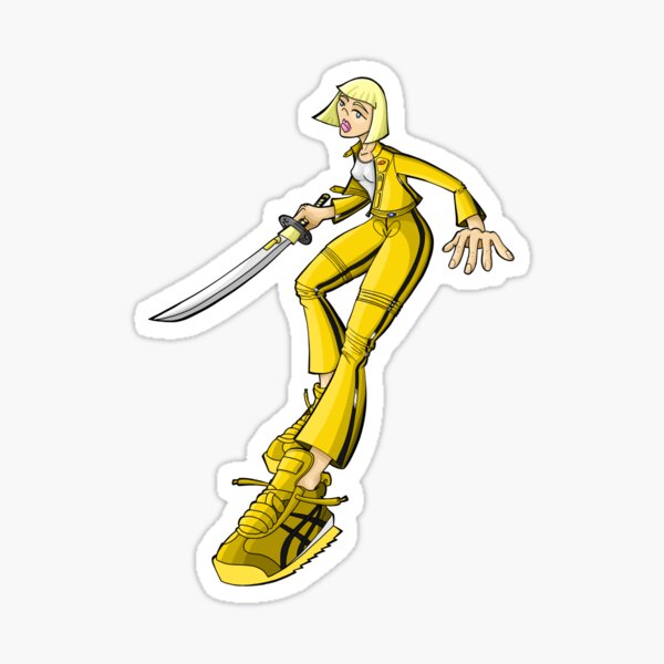 "The Bride (Kill Bill)" Sticker for Sale by Pepperboi | Redbubble