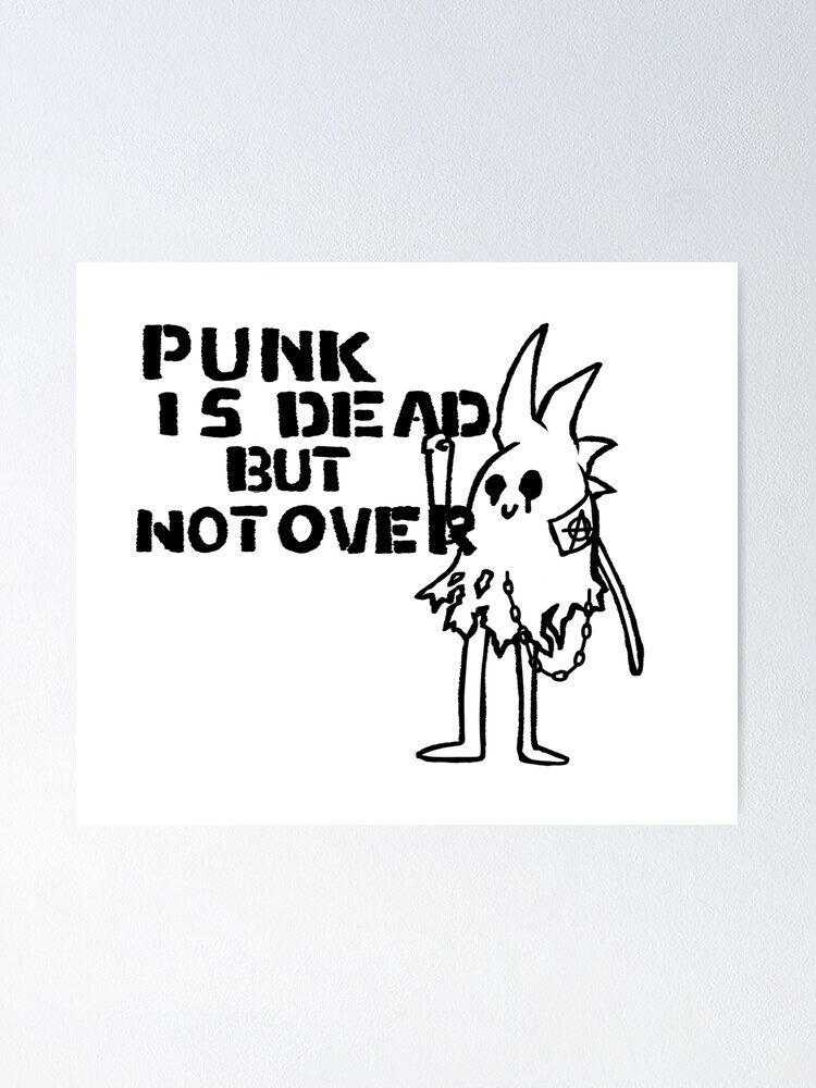 "Punk Ghost" Poster by FredArtOnline | Redbubble