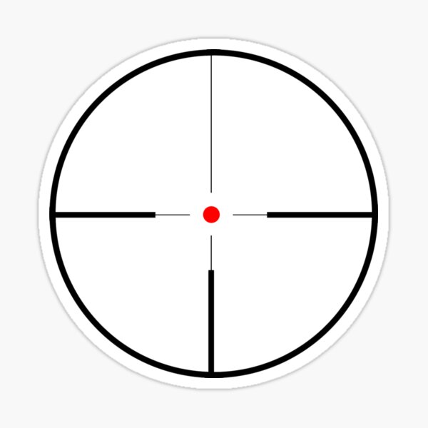 "Scoped" Sticker for Sale by FranksDesigns | Redbubble