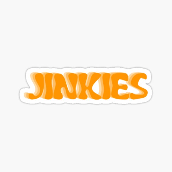"JINKIES" Sticker for Sale by Zulaiha175 | Redbubble